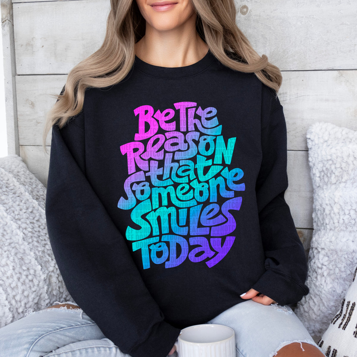 Be the Reason Some one smiles today Ombre DTF – HGdesigns.shop