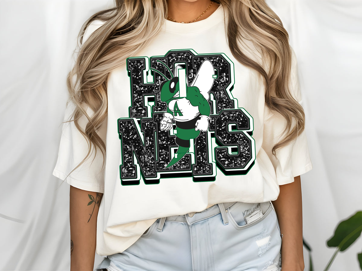 Hornets sequin mascot overlay – HGdesigns.shop